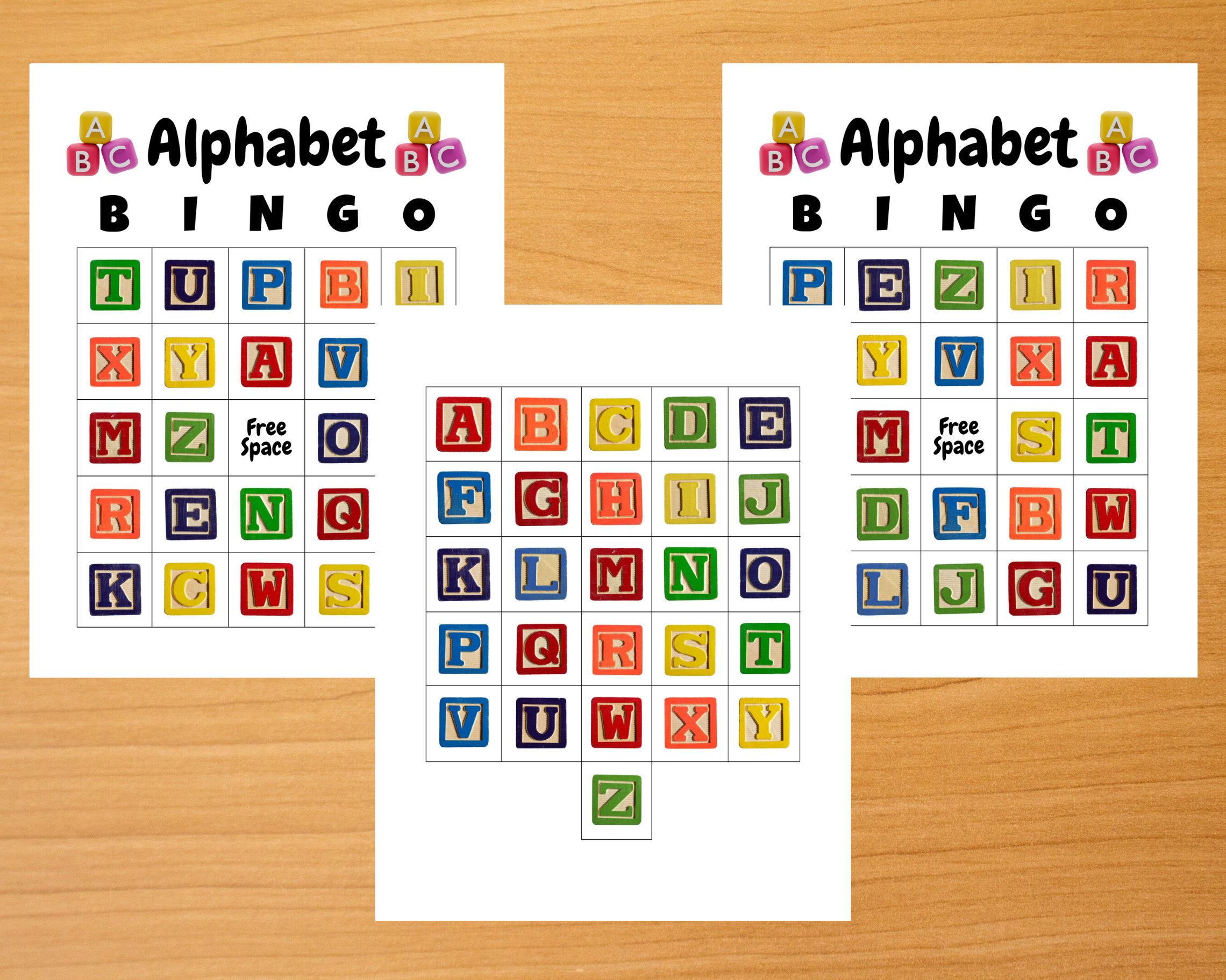 Alphabet Bingo Digital Download Printable Play Based Activity ...