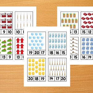 Community Helpers Count and Clip Cards| Child Inspired Printable ...