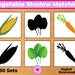 Vegetables Shadow Matching Cards Printable Digital Download| Montessori ...