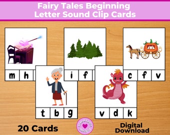 Polar Animals Beginning Letter Sound Clip Cards| Child Inspired ...