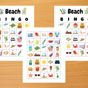 Beach Bingo Digital Download| Printable Play Based Activity for ...