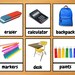 School Theme 3 Part Cards| Printable Digital Download| Montessori ...