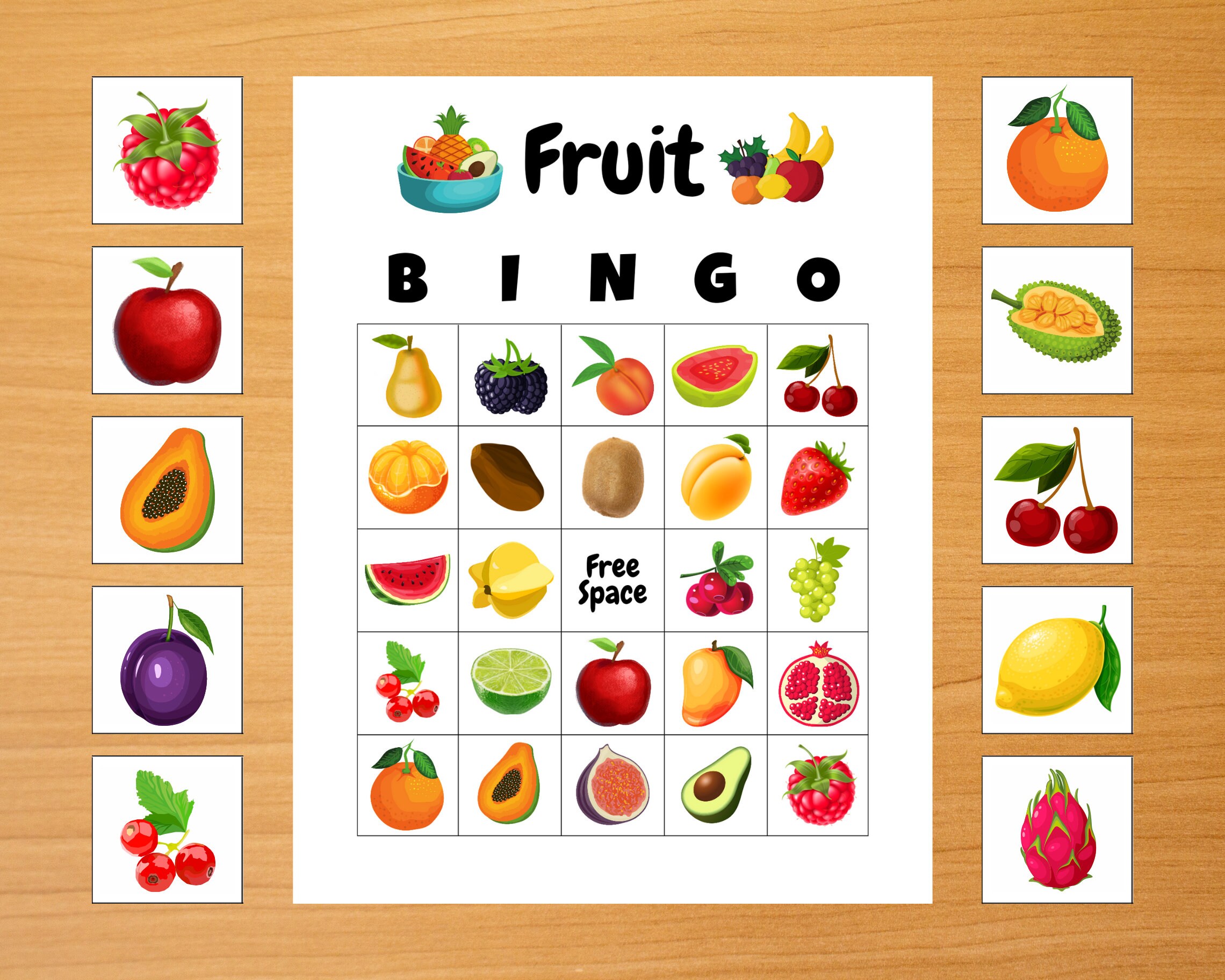 Fruit Bingo Digital Download| Printable Play Based Activity ...