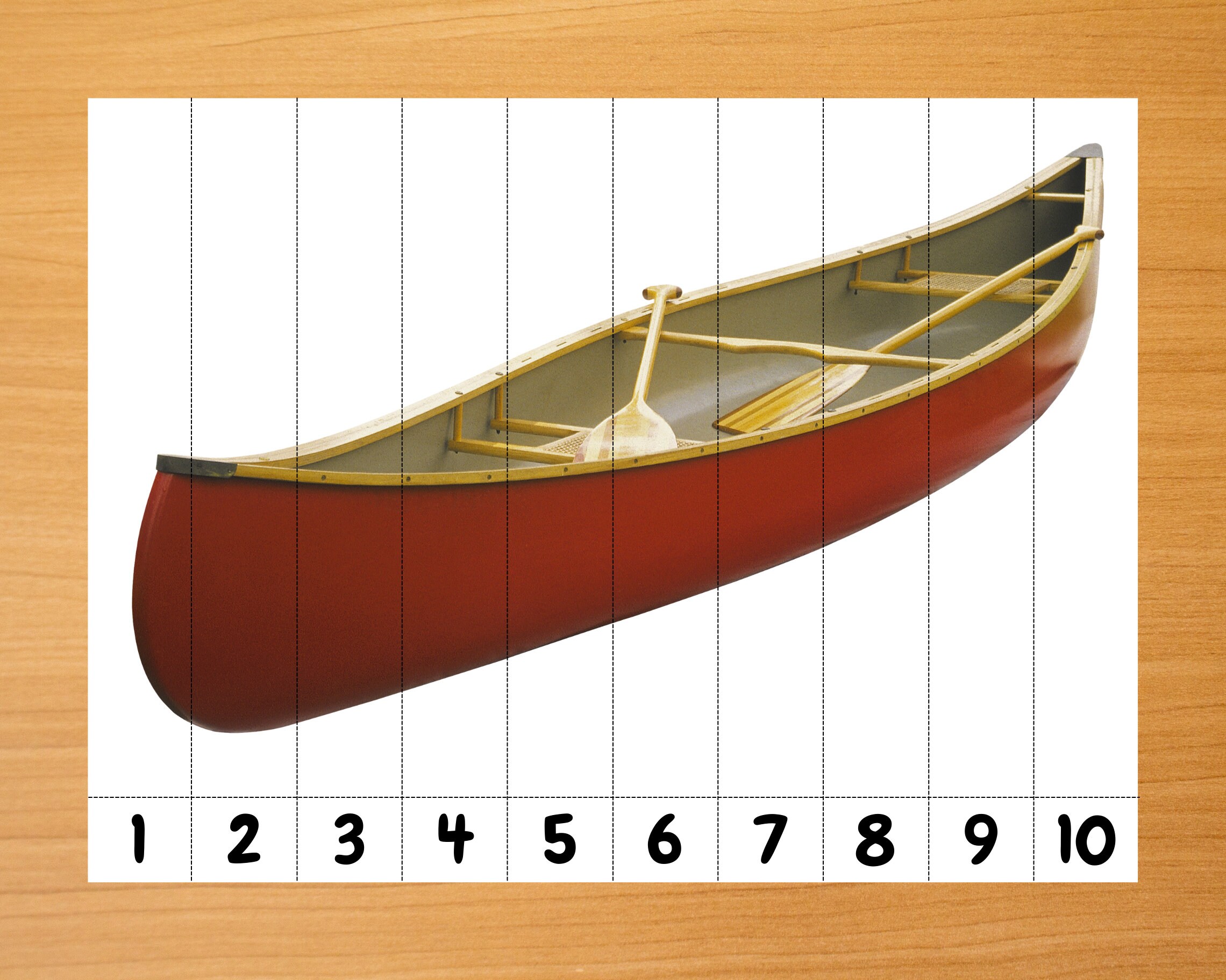 Camping Number Sequence Puzzles| Child Inspired Printables| Digital ...