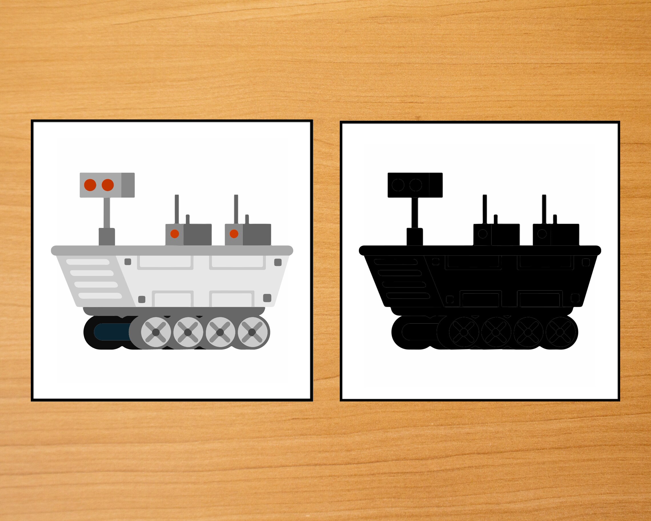 Space Shadow Matching Cards| Child Inspired Printables| Digital ...