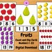 Fruits Count and Clip Cards| Printable Digital Download| Montessori ...