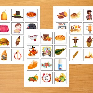 Thankgiving I Spy Matching Game| Digital Download| Printable Play Based ...