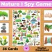 Nature I Spy Matching Game| Digital Download| Printable Play Based ...
