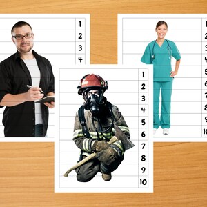 Community Helpers Number Sequence Puzzles| Child Inspired Printables ...