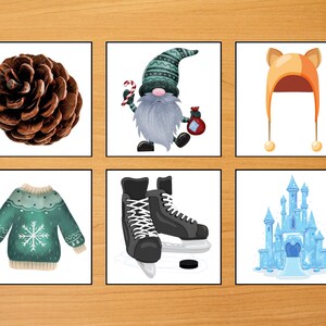 Winter I Spy Matching Game| Digital Download| Printable Play Based ...