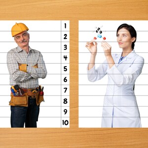 Community Helpers Number Sequence Puzzles| Child Inspired Printables ...