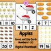 Apples Count and Clip Cards| Printable Digital Download| Montessori ...