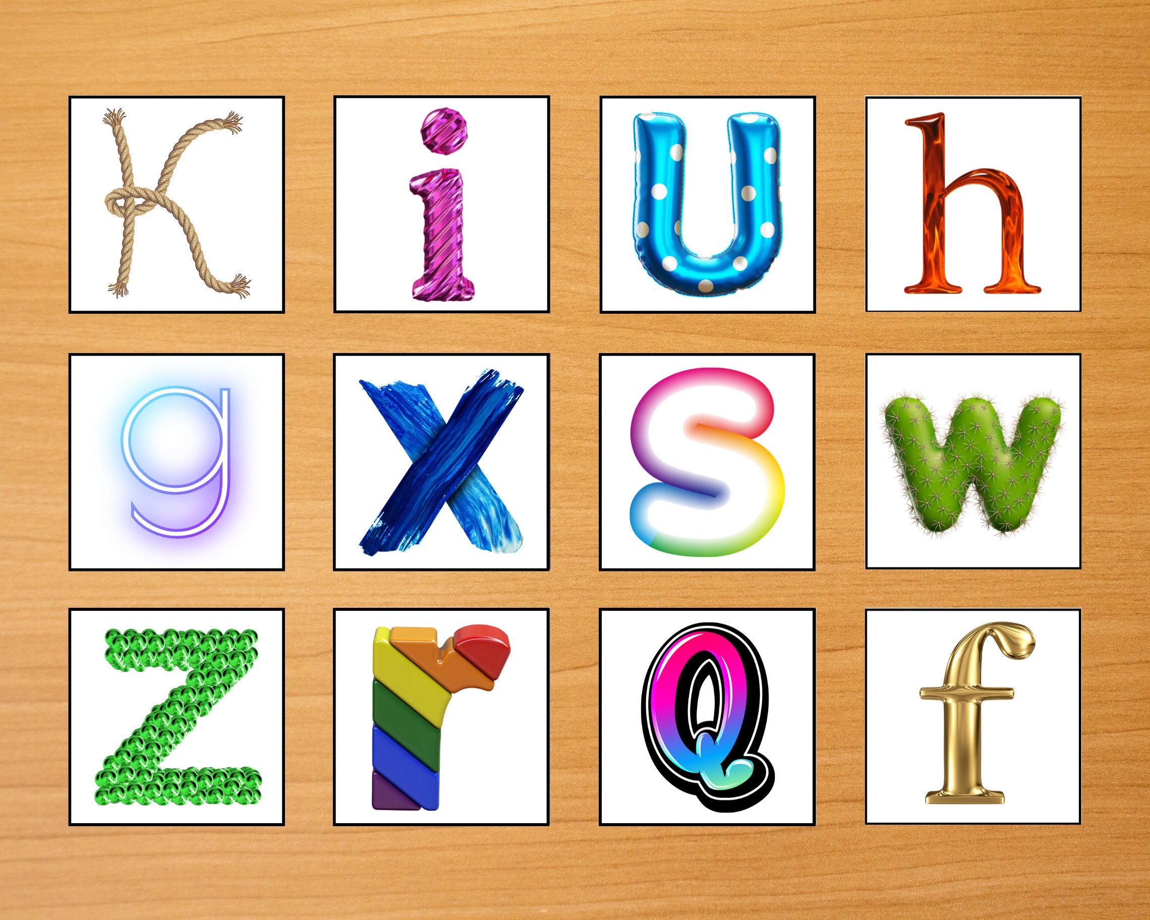 Alphabet I Spy Matching Game Digital Download| Printable Play Based ...