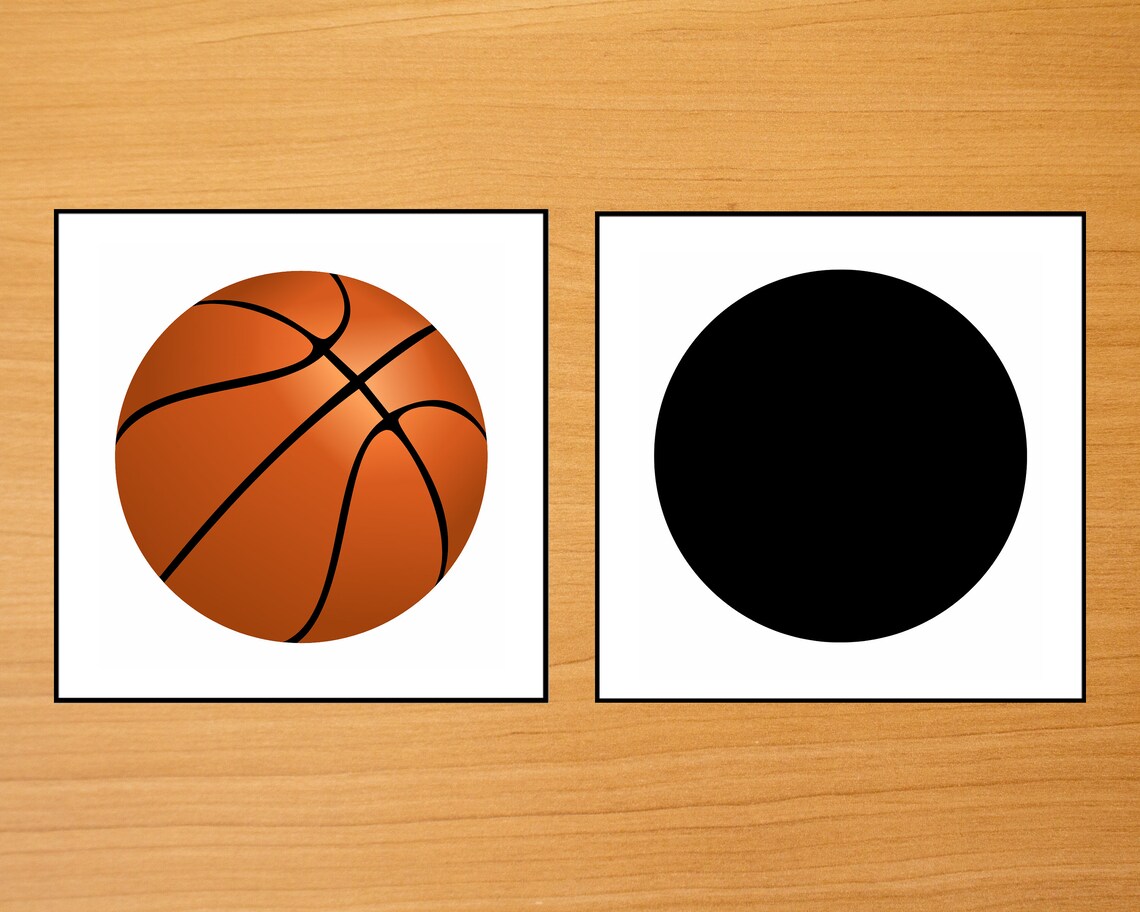 Summer Shadow Matching Cards Printable Digital Download - Etsy