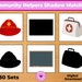 Community Helpers Shadow Matching Cards| Child Inspired Printables ...