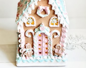 Pastel Gingerbread House - Etsy