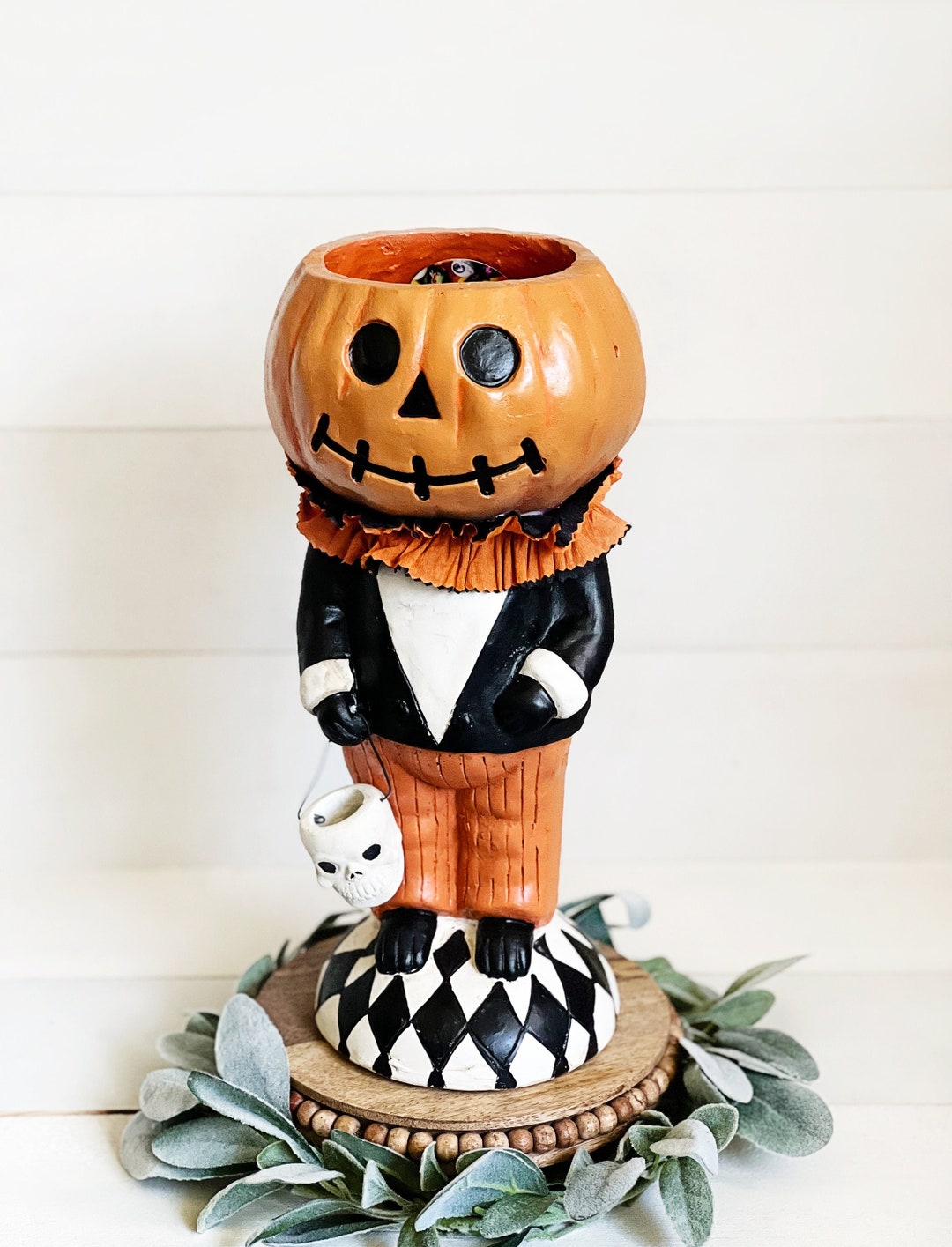 Goblin and Ghoul Door Greeter Candy Bowl - Etsy