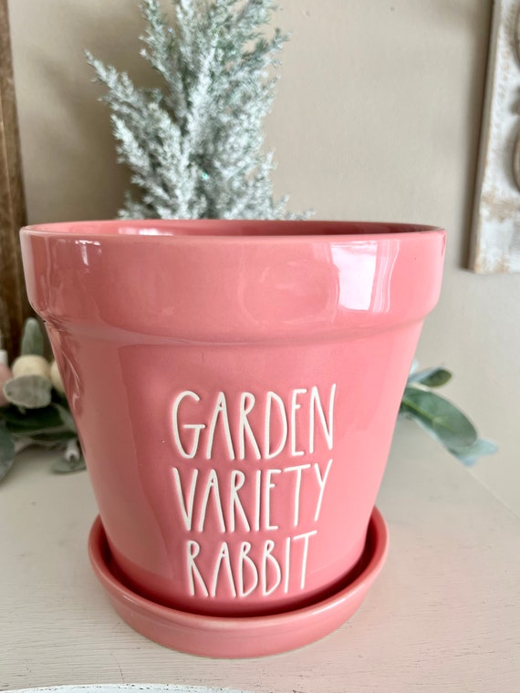 Rae Dunn Garden Variety Rabbit Planter - Etsy