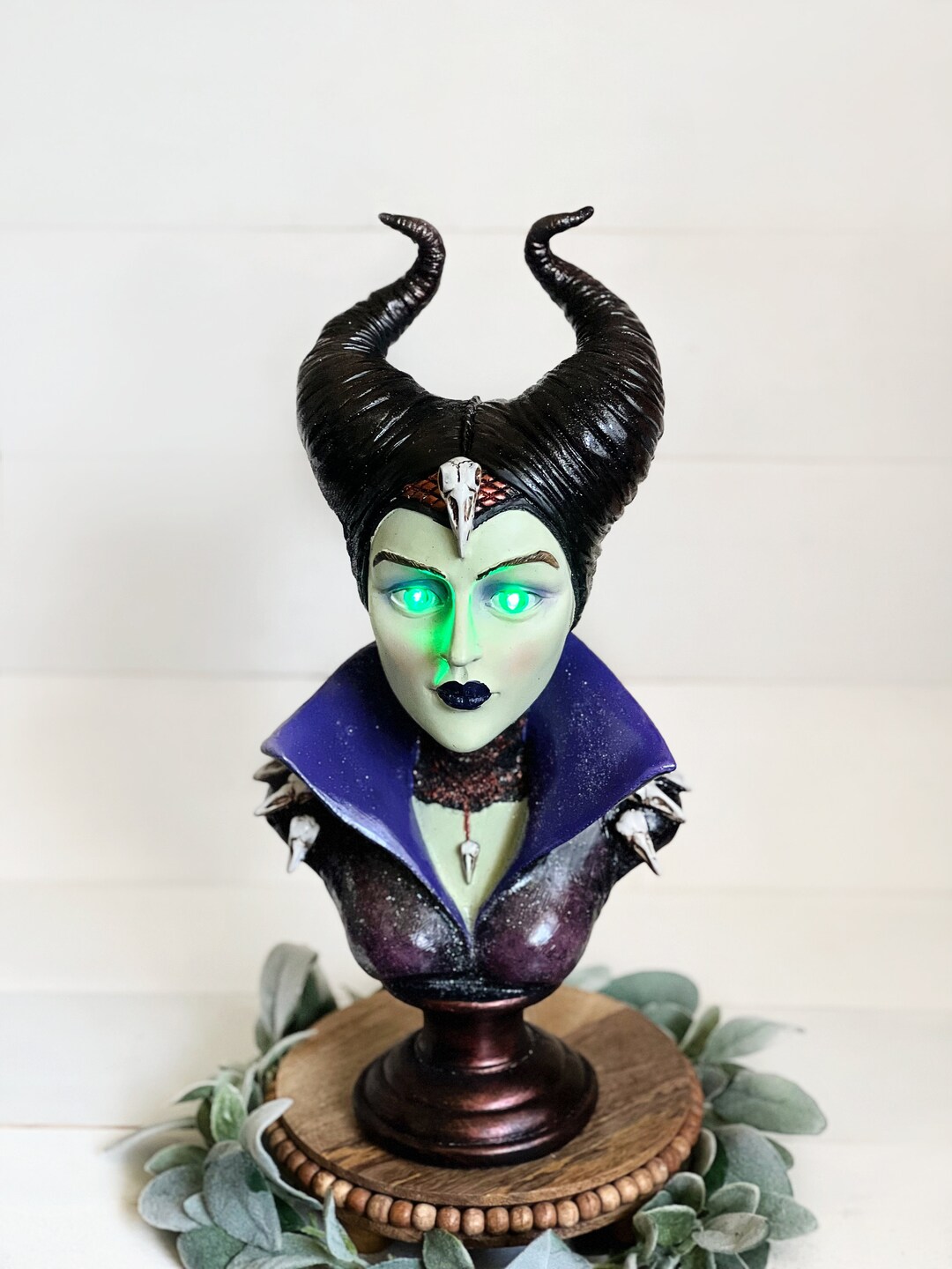 Maleficent Light up Bust - Etsy
