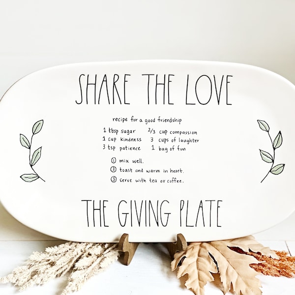 Giving Plate - Etsy