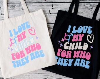 Trans Pride Sassy Tote Bag Shopping Tote Book Bag Beach Bag Awareness ...