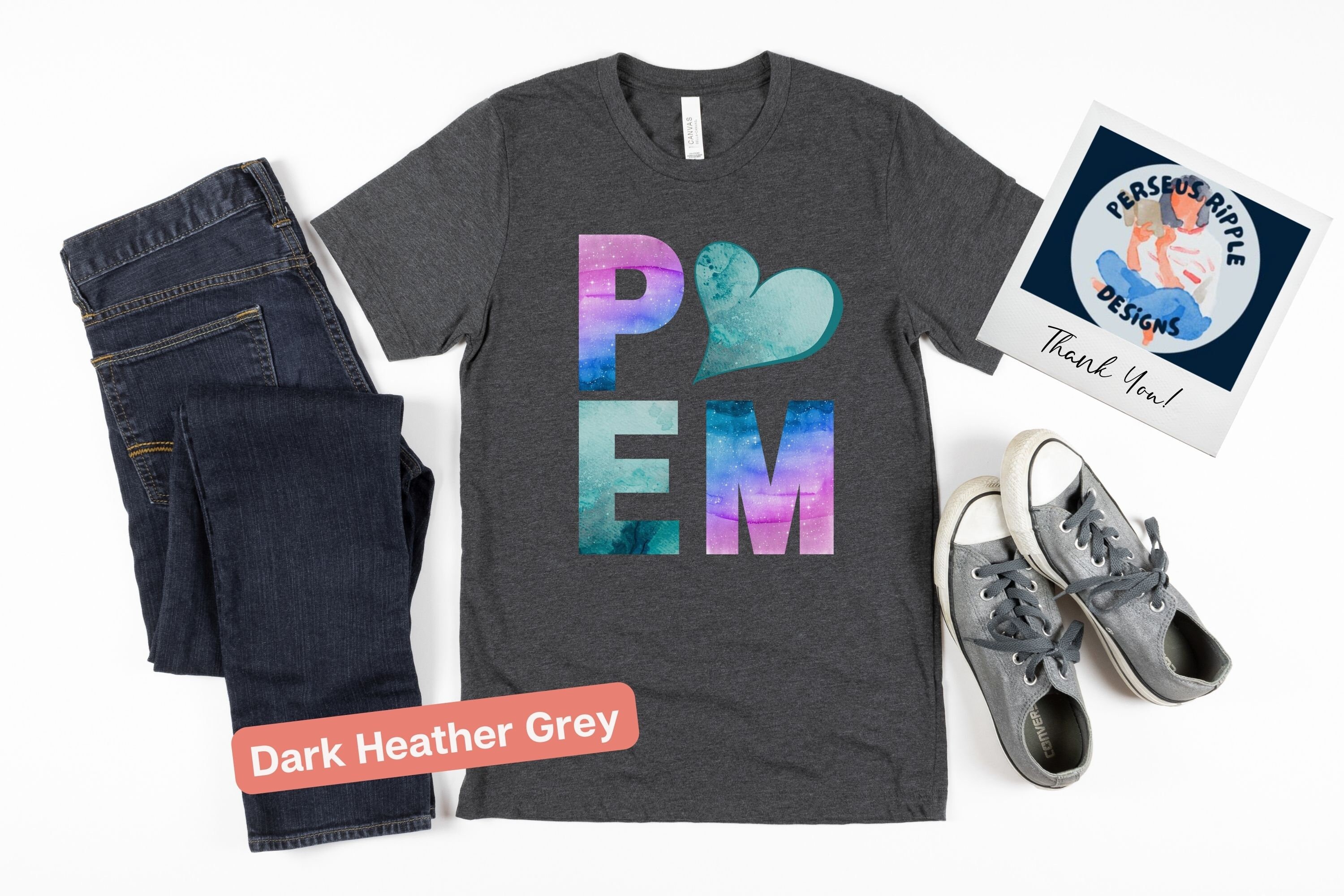 Watercolor Poem T-shirt World Poetry Day Writers Tee - Etsy