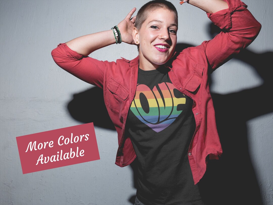 LGBTQ Rainbow Pride Shirt,gay Rights T-shirt, Proud Ally Shirt,equality ...