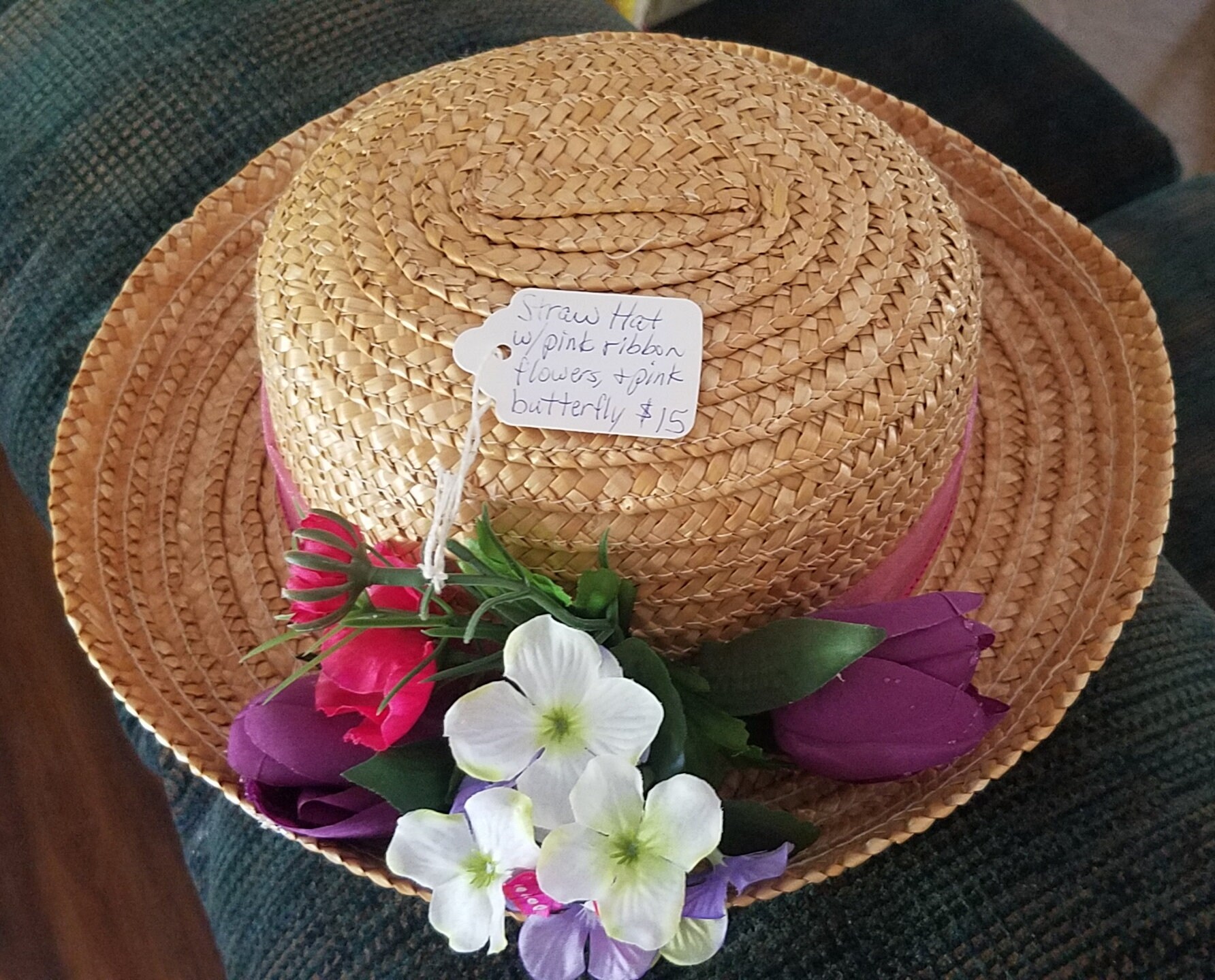 Spring Straw Hat | Etsy