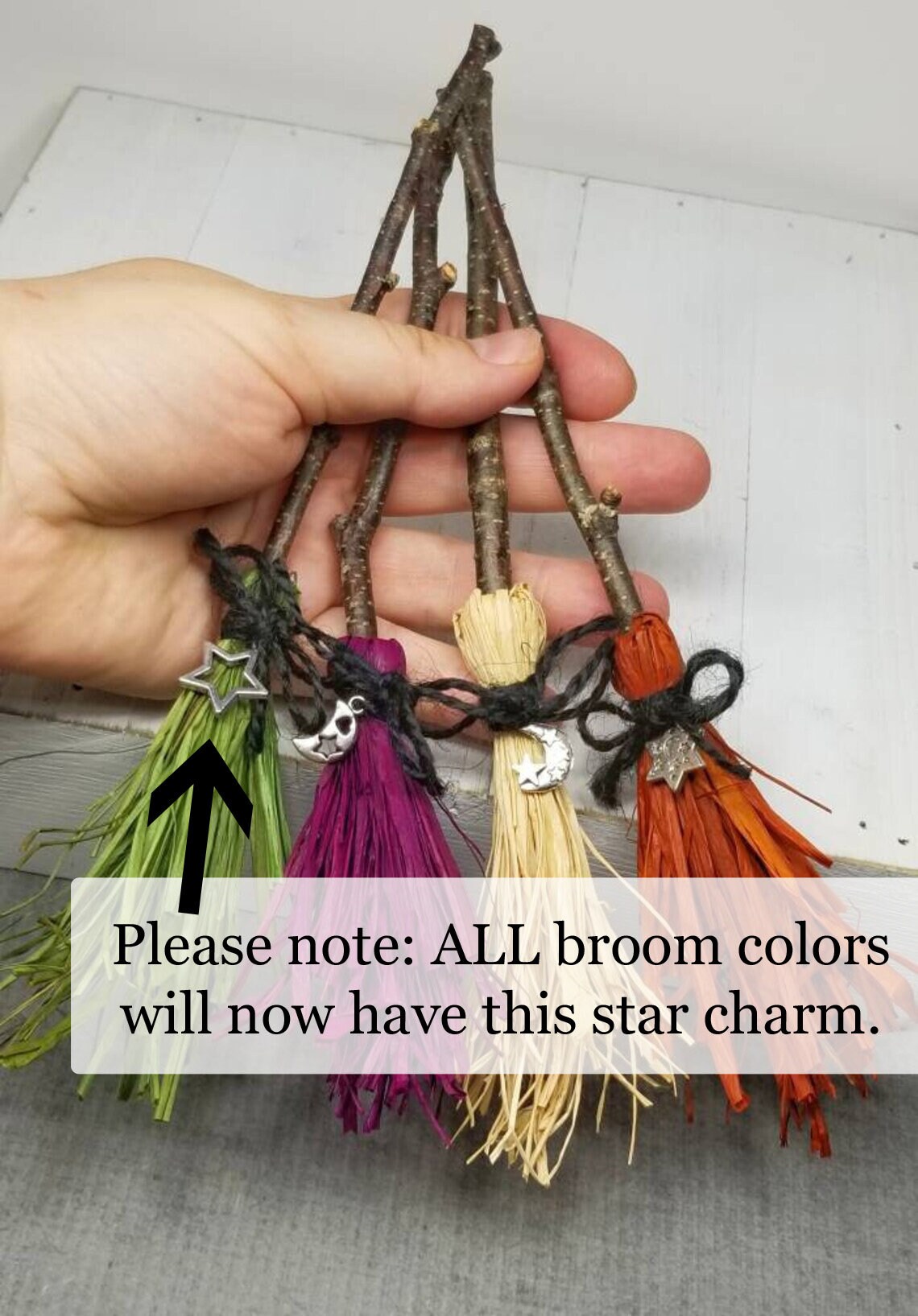 Mini Witch Broom Decoration for Tiered Tray Choose Color | Etsy