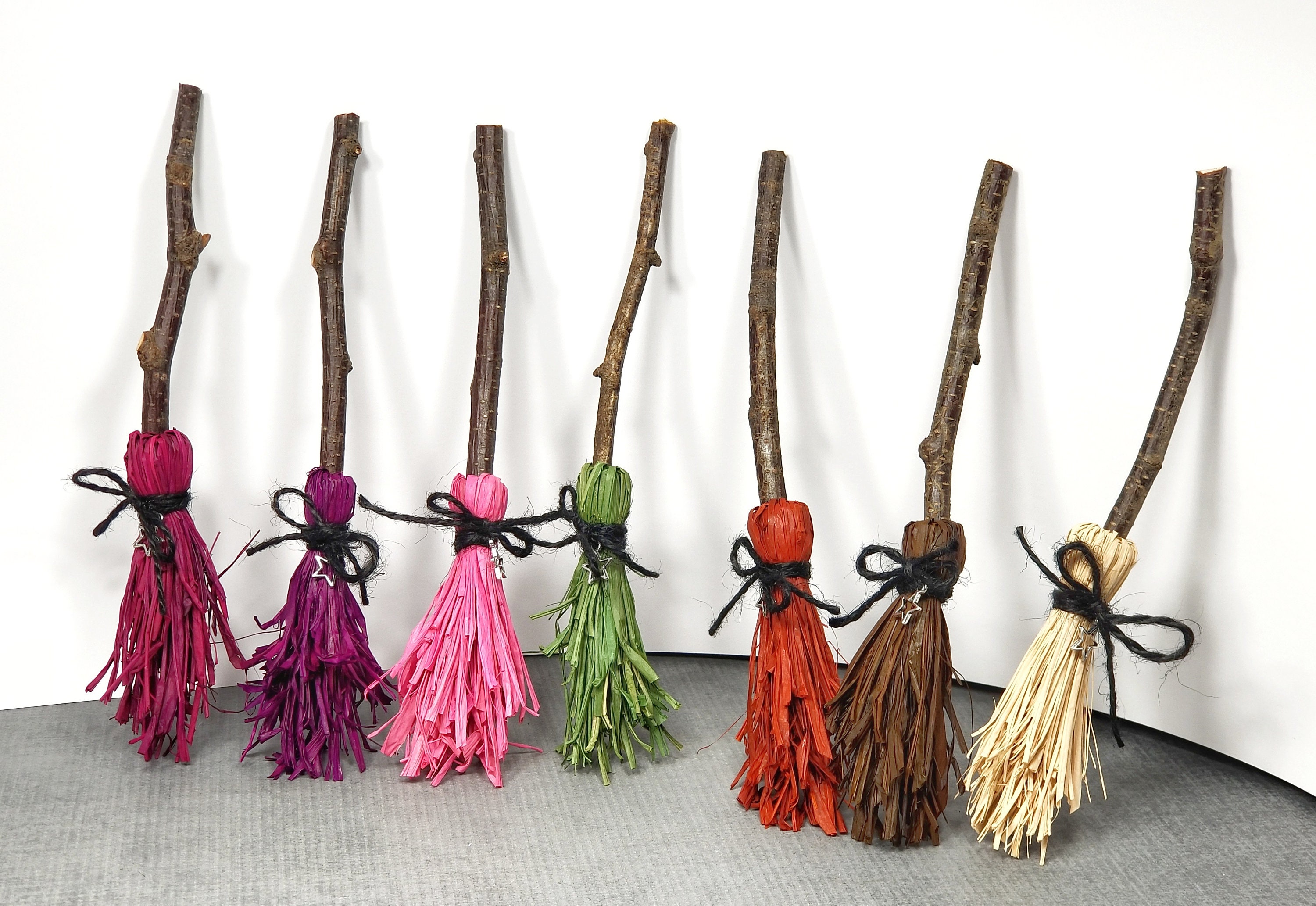 Mini Witch Broom Decoration for Tiered Tray, Choose Color, Handmade ...