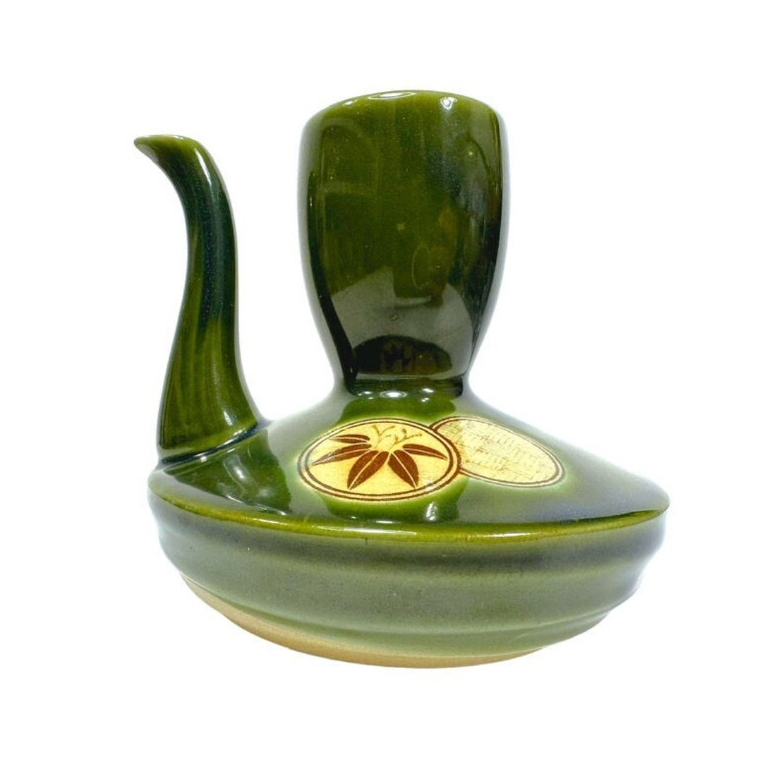 Vintage Japanese Stoneware Pottery Saki Pot/bottle With. Spout - Etsy