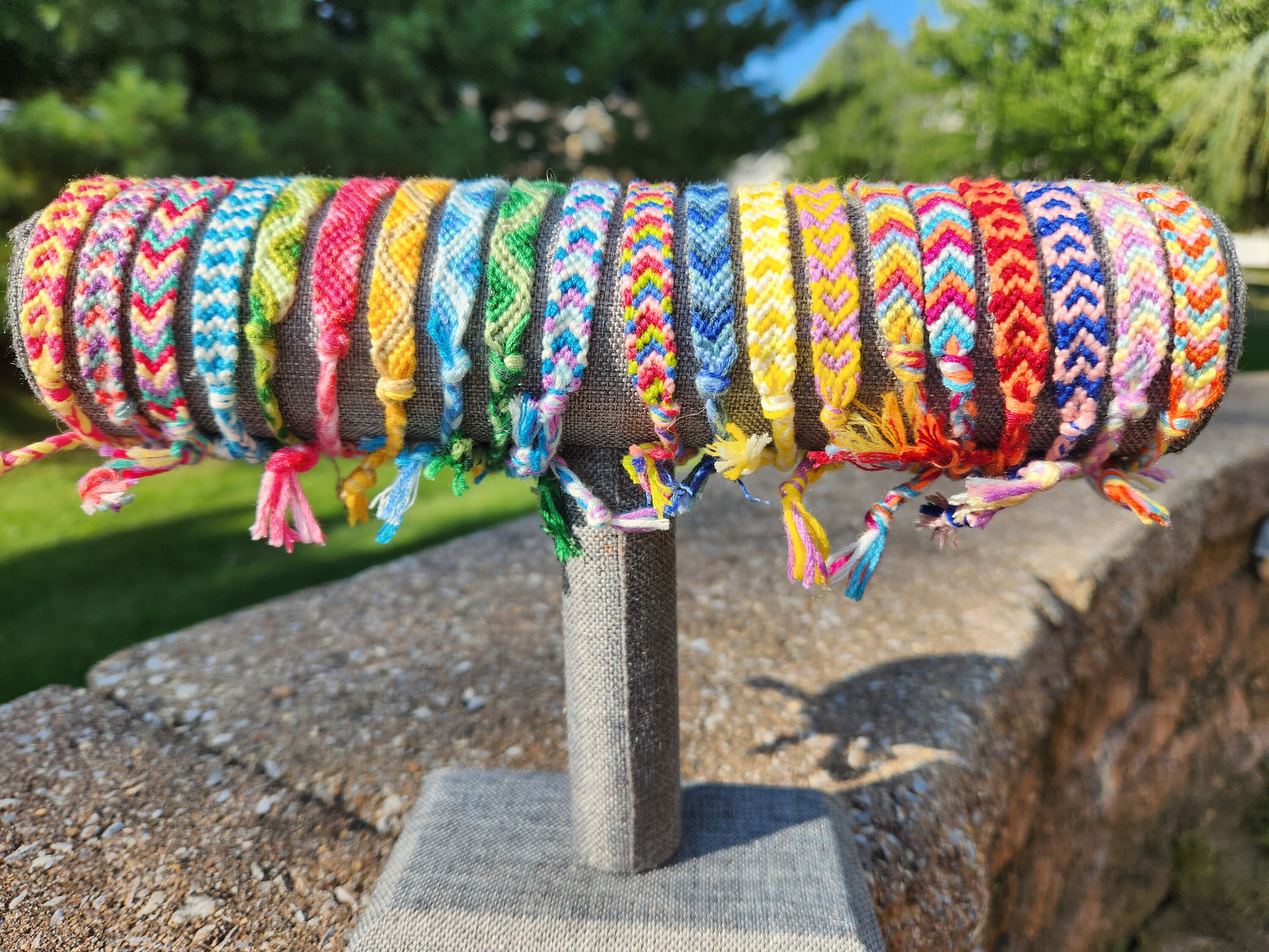 Friendship Bracelets String and Chevron Bracelet - Etsy