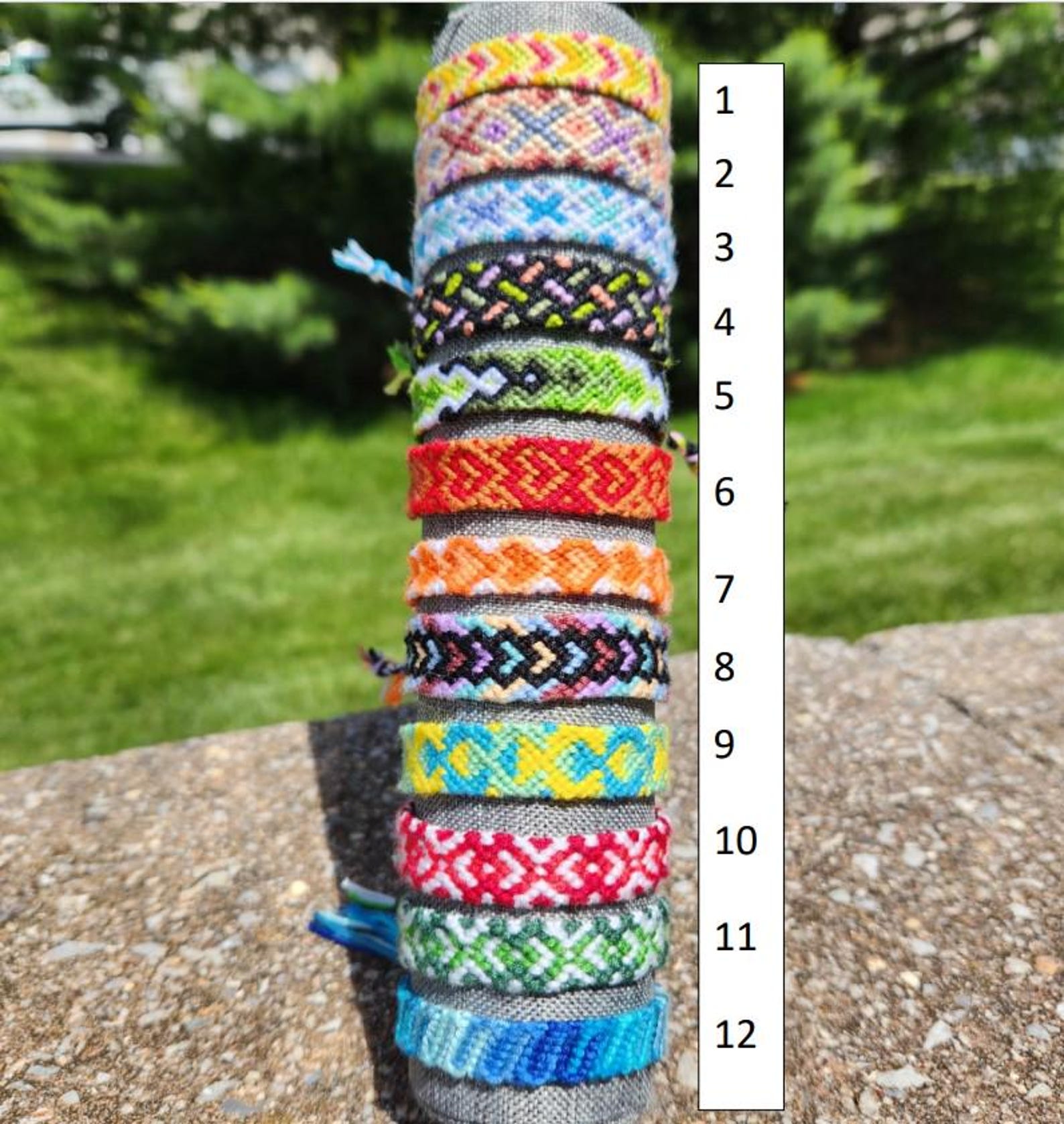 Friendship Bracelets, String and Chevron Bracelet - Etsy