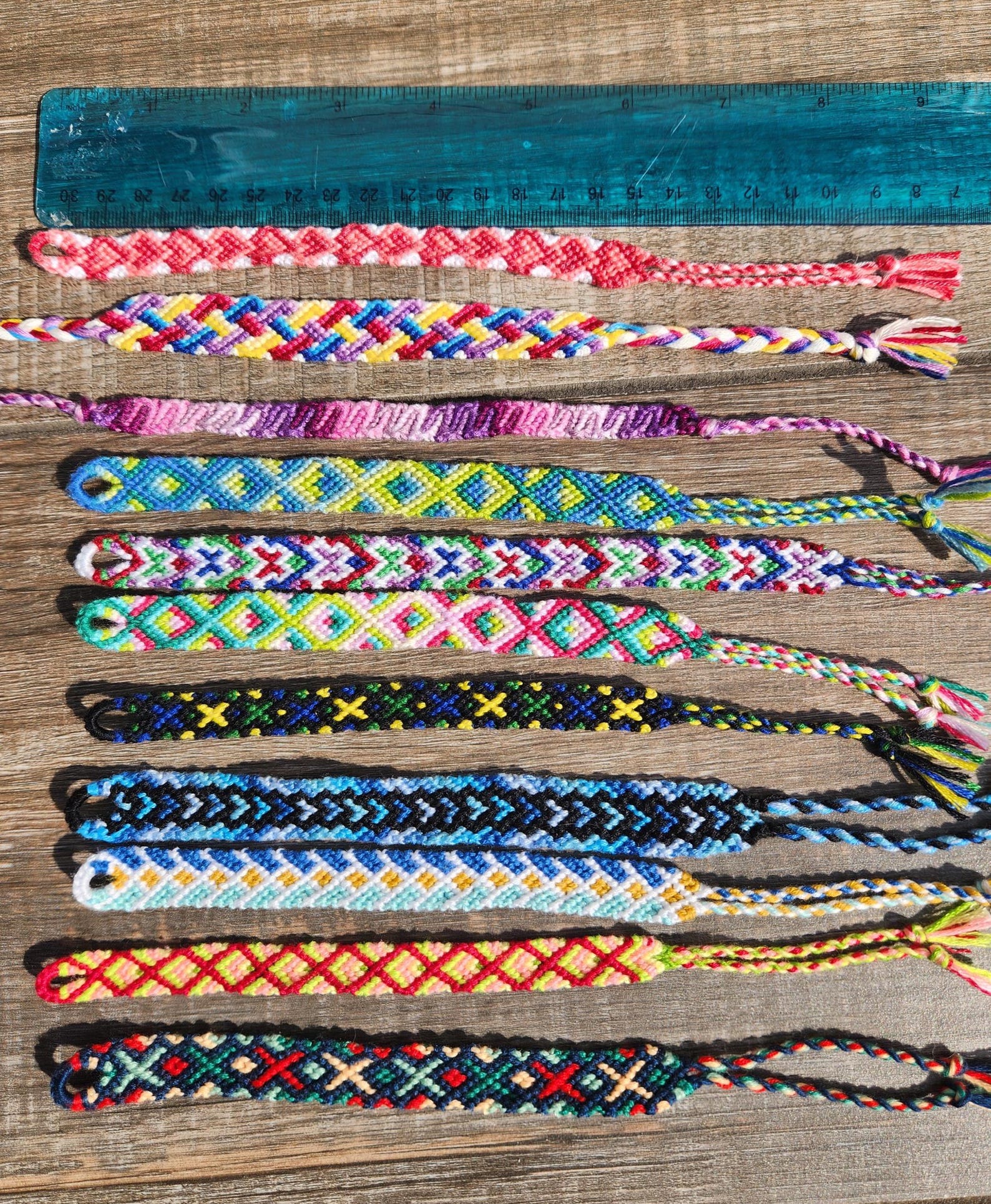 Friendship Bracelets, String and Chevron Bracelet - Etsy