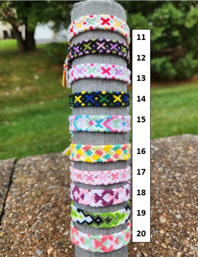 Friendship Bracelets, String and Chevron Bracelet - Etsy