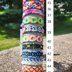 Friendship Bracelets, String and Chevron Bracelet - Etsy