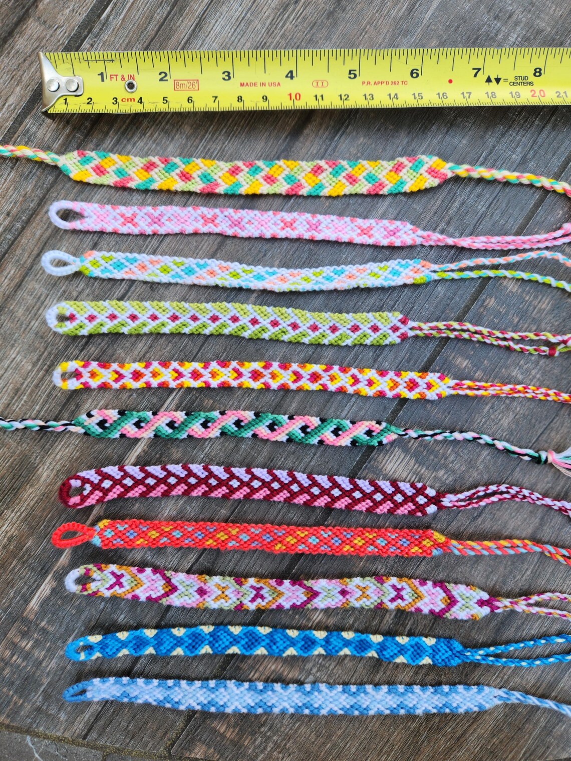 Friendship Bracelets, String and Chevron Bracelet - Etsy