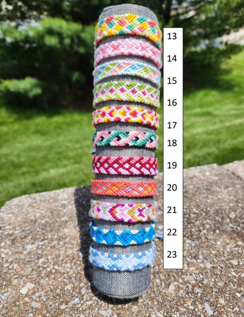 Friendship Bracelets, String and Chevron Bracelet - Etsy
