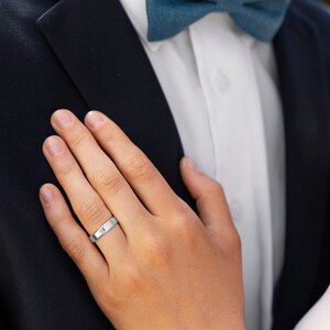 Euro Shape 14K White Gold Wedding Band - White Gold Polished Wedding ...