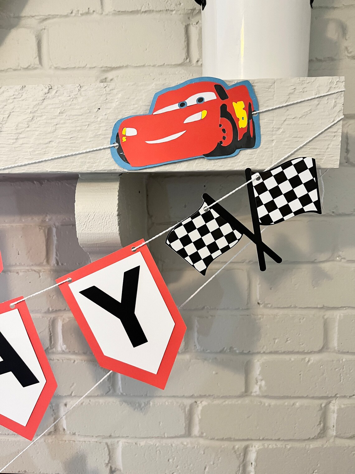 Cars Birthday Banner - Etsy