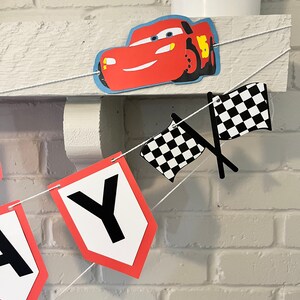 Cars Birthday Banner - Etsy