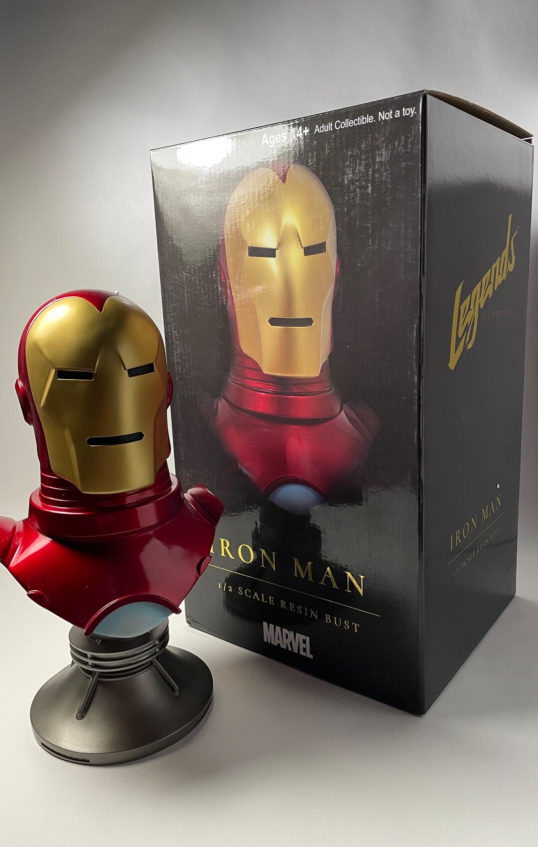 Custom Marvel Bust Statues, Collectible, Limited Edition, Iron Man ...
