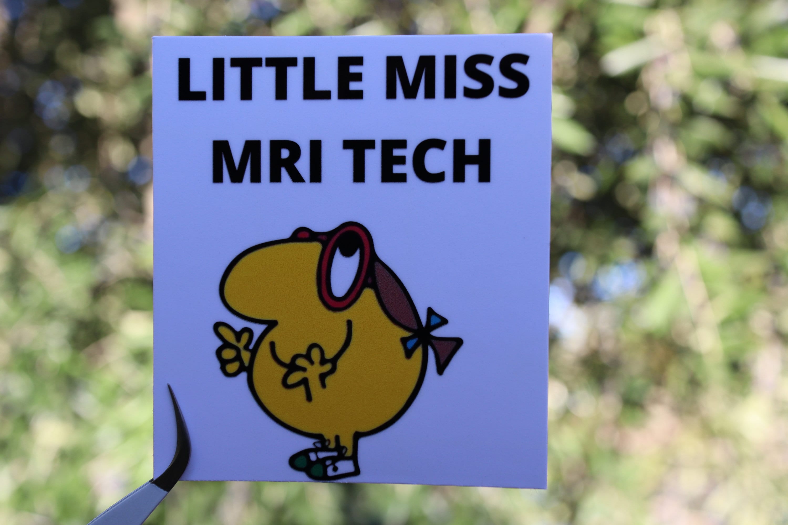 Little Miss MRI Tech Vinyl Sticker Waterproof MRI Gift MRI - Etsy