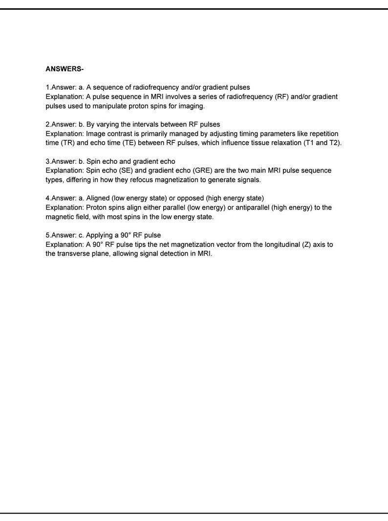 Mri Man Guru Mri Registry Study Guide Vol.2 MRI Data Capture and ...