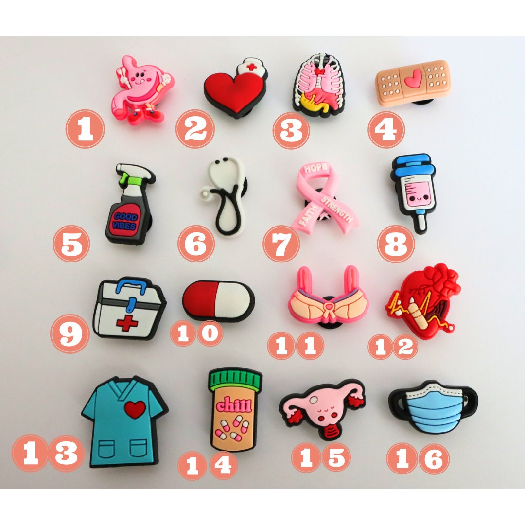 Healthcare Croc Charms, Nurse, Rad Tech, Doctor, Xray, MRI, Medical ...