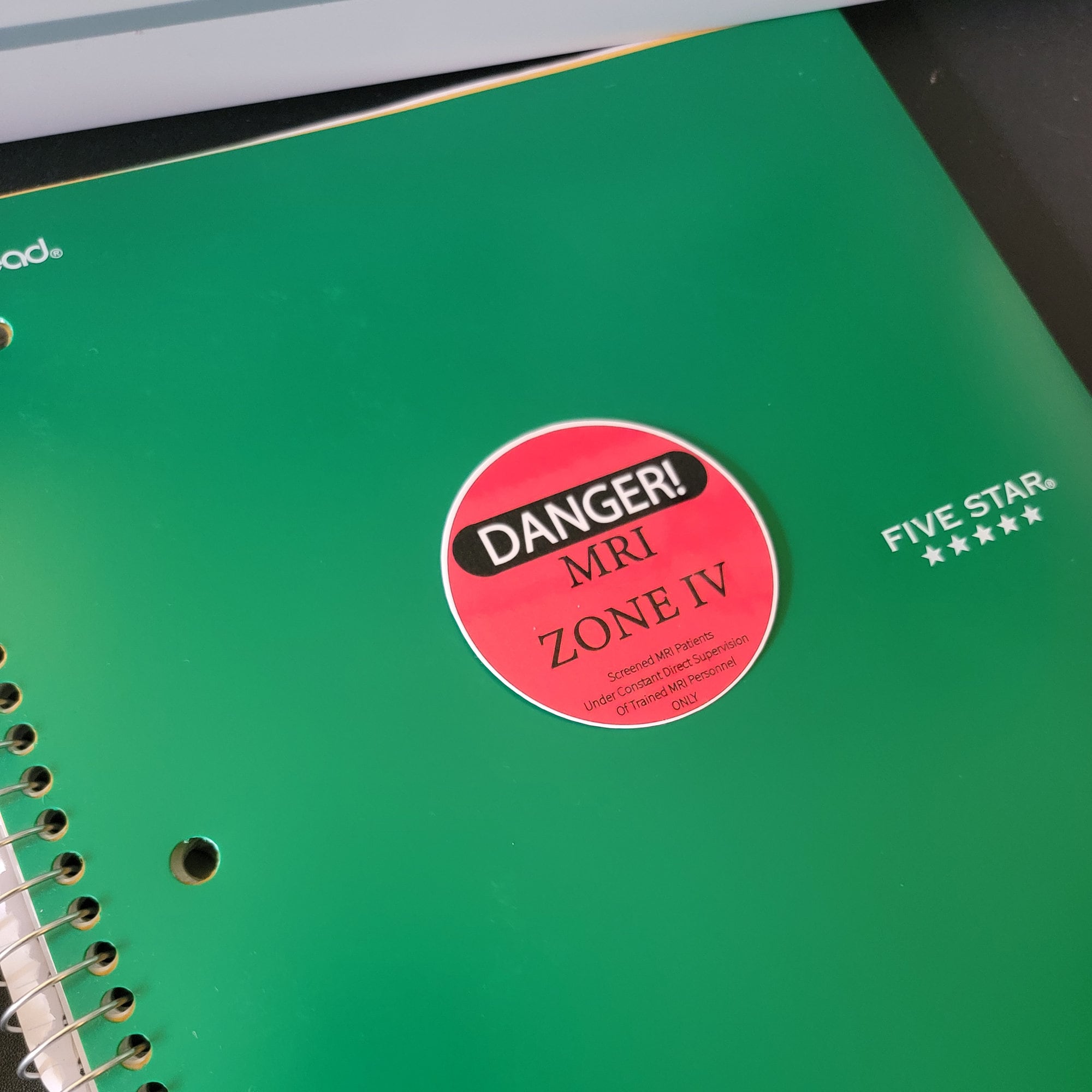 MRI Zone 4 Sticker Mri Safety MRI Humor Radiology Xray - Etsy
