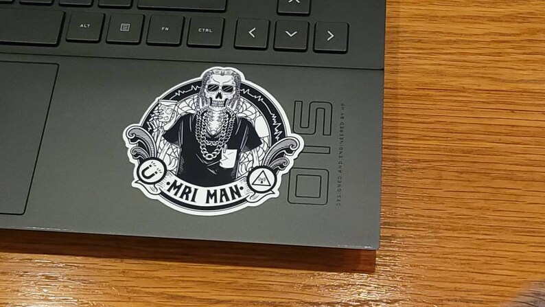 MRI MAN LOGO Sticker Vinyl Sticker Radiology Mri - Etsy
