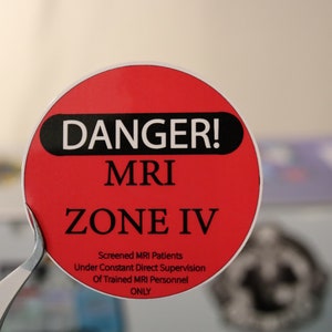 MRI Zone 4 Sticker, Mri Safety, MRI Humor, Radiology, Xray Tech, MRI ...