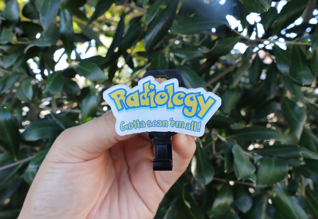 MRI Safe Badge Reel Radiology Gotta Scan Em All Interchangeable , MRI ...