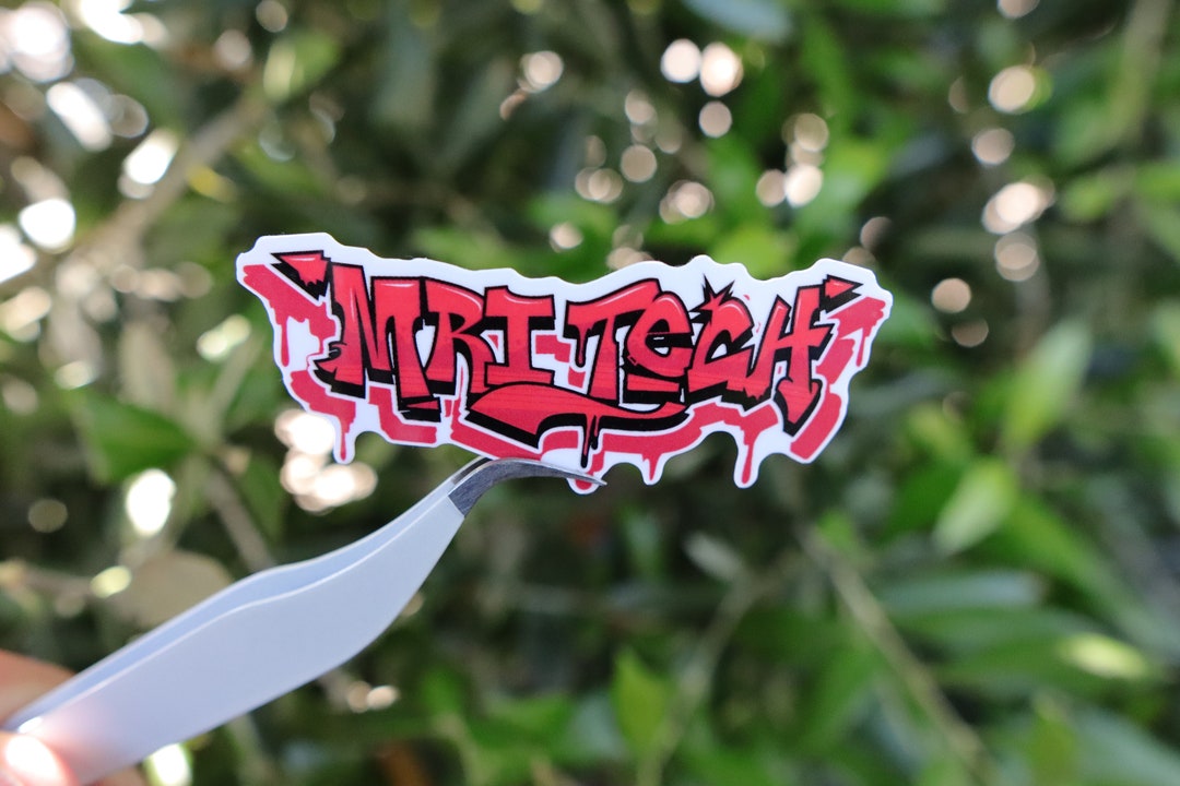 MRI Tech Graffiti Sticker Vinyl Laminated Sticker - Etsy
